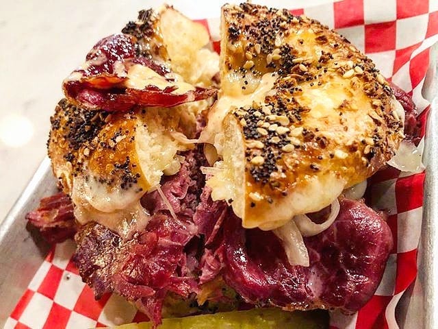 Reuben Bagelwich --- 5 per order | Bullfrog Bagels